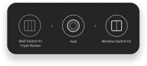Smart Wall Switch H1 Triple Rocker (With Neutral) - Aqara