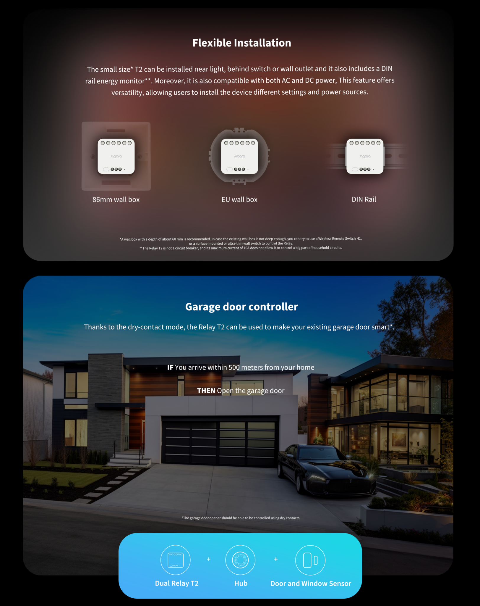 Dual Relay Module T2 - Aqara