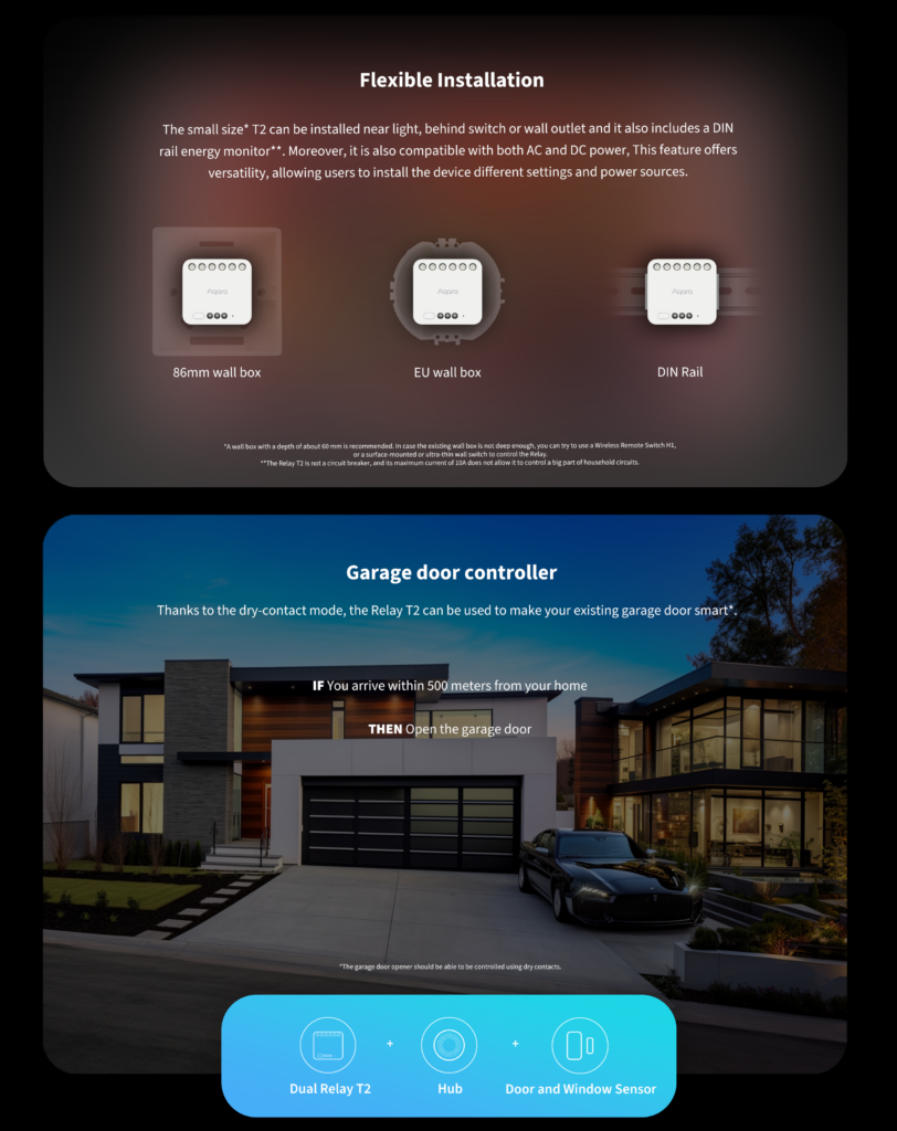 Dual Relay Module T2 - Aqara