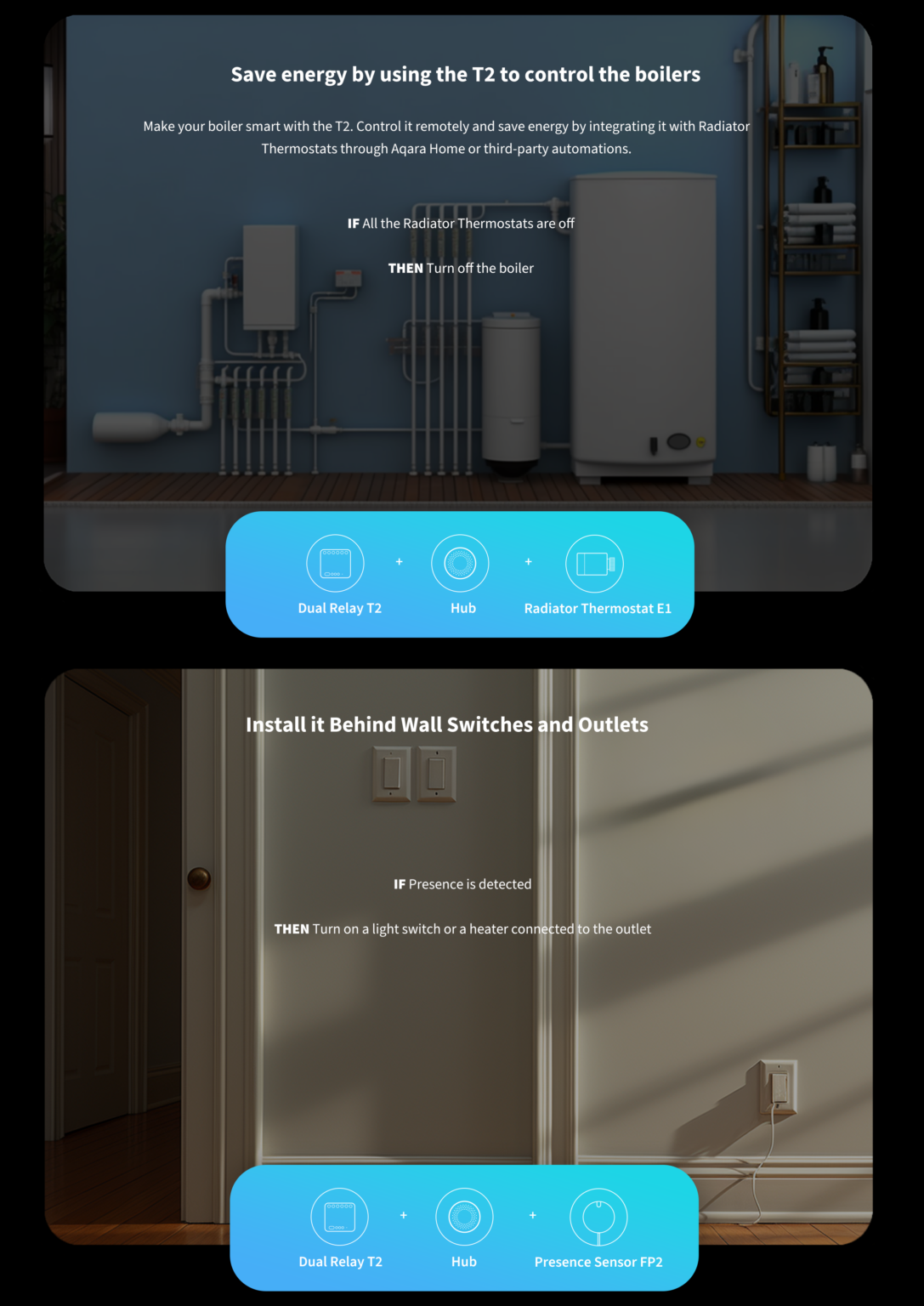 Dual Relay Module T2 - Aqara