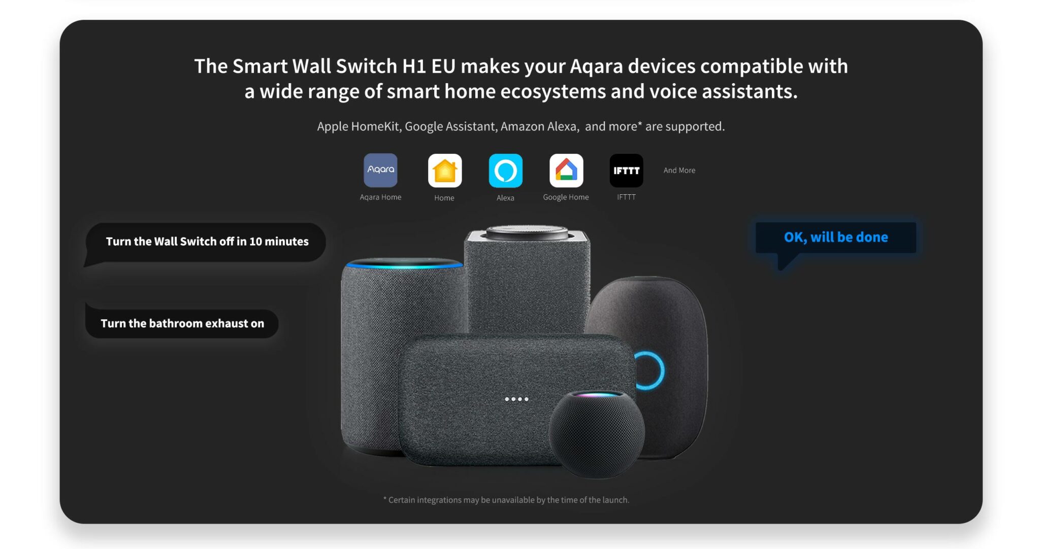 Smart Wall Switch H1 EU（With Neutral）- Grey - Aqara