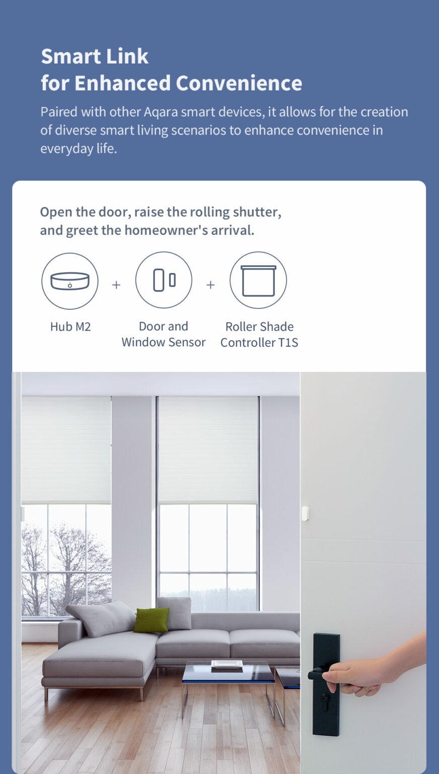 Roller Shade Controller T1S - Aqara